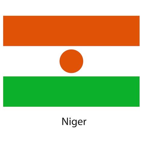 Premium Vector Flag Of The Country Niger Vector Illustration
