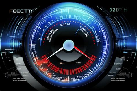 Premium Photo Velocity Technology Interface Design Elements