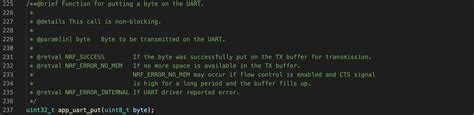 nrf52 serial communication using uart uarte
