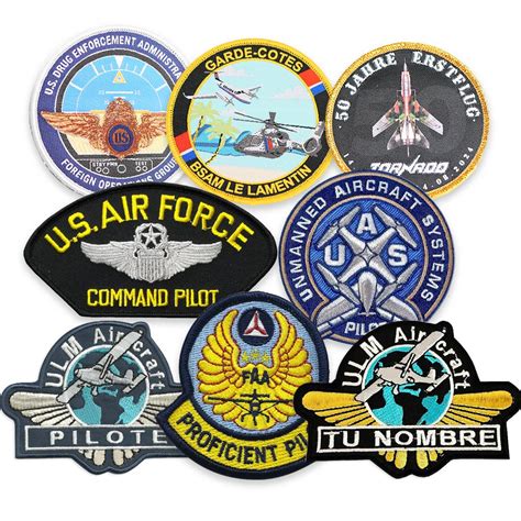 Custom Pilot Embroidery Patch Oem Manufacturer Of Personalized Pilot
