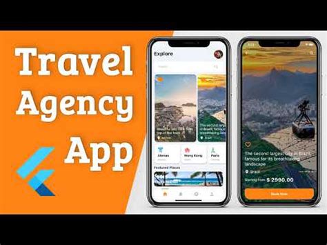 Flutter App UI Travel Agency Speed Code