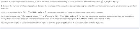 Solved Question 3 8 ﻿points ﻿infectious Diseases Such