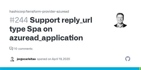 support reply url type spa on azuread application · issue 244