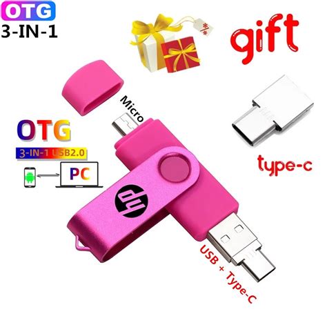 Hp Usb Flash Drive In Otg High Speed Usb Stick Tb Tb Gb Gb Gb Gb Rotatable Memory