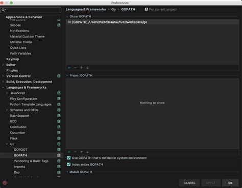 Linux Different GOPATH In Bash Terminal And In Goland IDE Stack Overflow