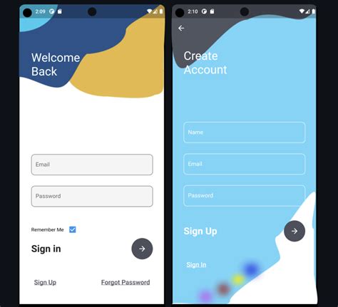 Beautiful Login And Signup Screen Using Flutter With Source Code