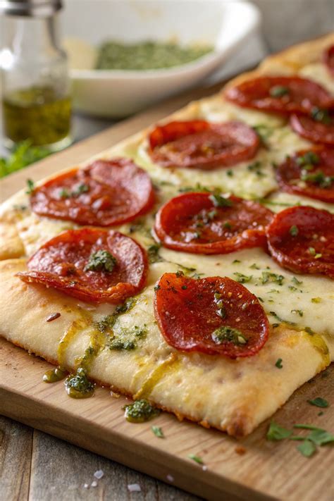 Pepperoni Flatbread Pizza Recipe 2025
