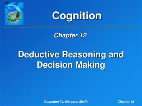 Ppt Deductive Reasoning And Decision Making Powerpoint Presentation Free Download Id 1072281