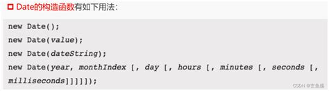 Js 之 操作 Date 对象js Date Csdn博客