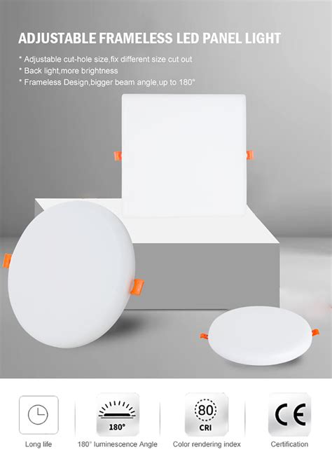 Buy Wholesale China Wholesale Square Aluminum Adjustable 9w 18w 24w 36w Recessed Smd Frameless