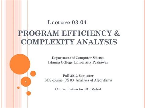 Design And Analysis Of Algorithms Ppt