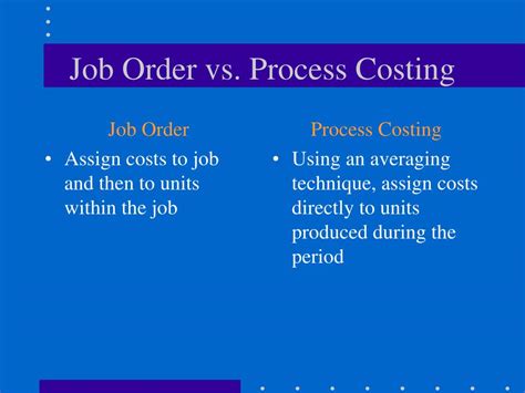 PPT Chapter 6 Process Costing PowerPoint Presentation Free Download ID 6640318