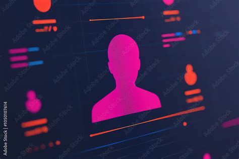 Network Map With People Icons And Hr Metrics Organized Digital