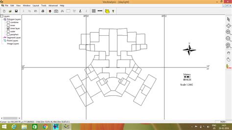 Gis Based Vector Analysis View Of Floor Plan Download Scientific Diagram