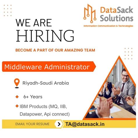 Datasack Solutions On Linkedin Middlewareadministrator Riyadh Saudiarabia