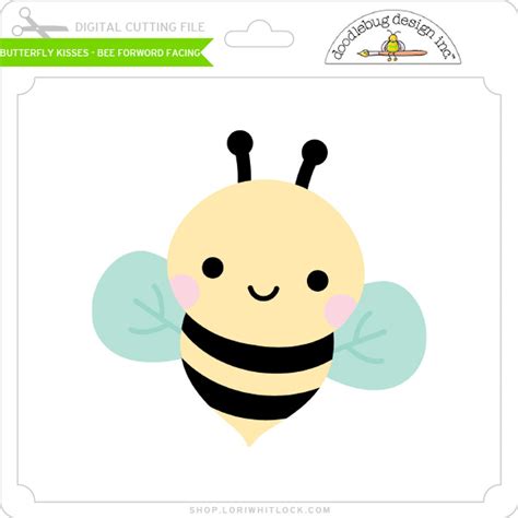 Butterfly Kisses Bee Forward Facing Lori Whitlocks Svg Shop