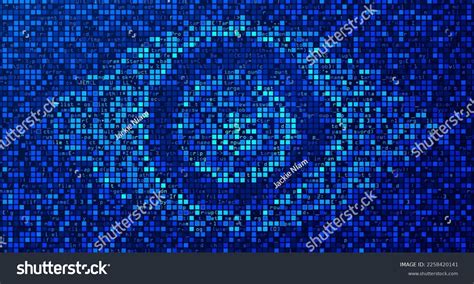 Concept Cyber Security Programming Script Graphic Stock Vector Royalty