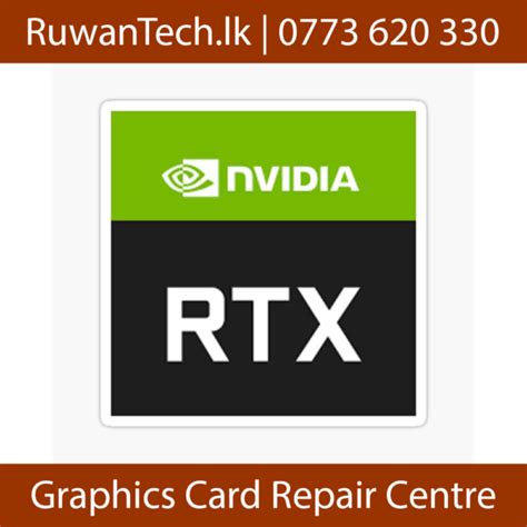 1pcs Nvidia Rtx Genuine Sticker Nvidia Graphics Card Repair And Service Centre