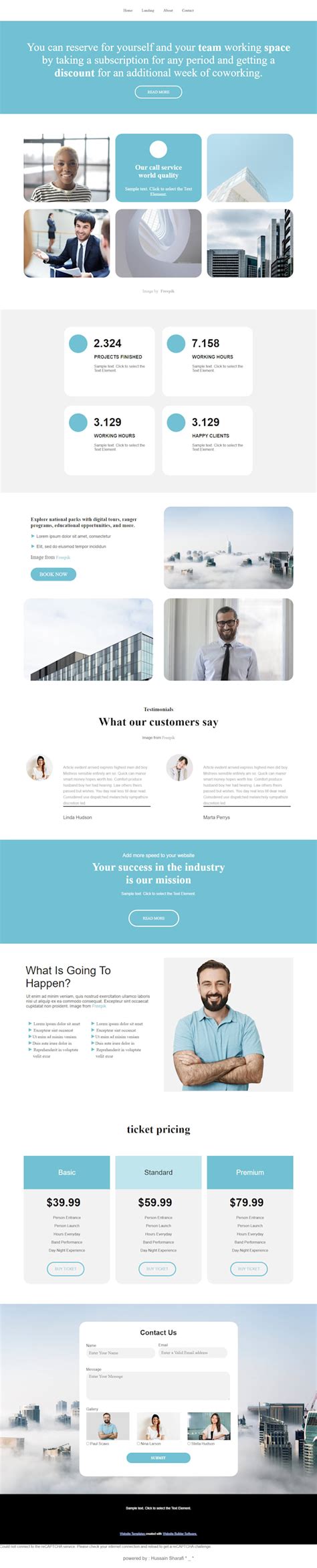 create website design with html css and bootstrap by hussain sharafi fiverr