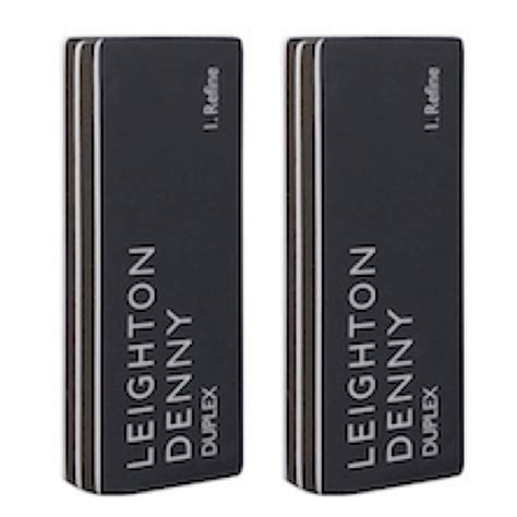 Leighton Denny Nail Treatment - Duplex Nail Buffer Twin Pack (LDE419A)