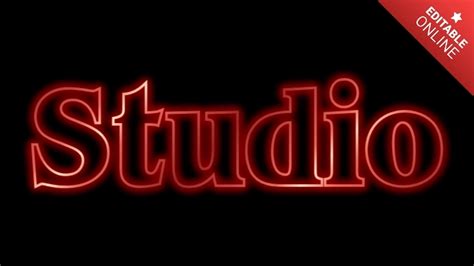 Studio Text Style Effects Generator