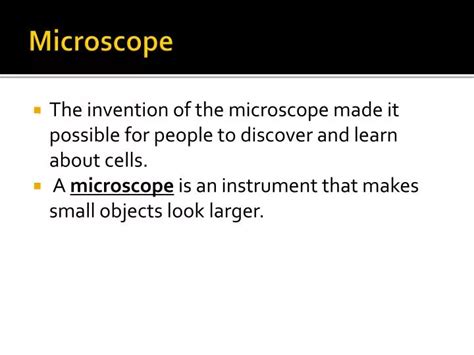 PPT Microscope PowerPoint Presentation Free Download ID 1442333