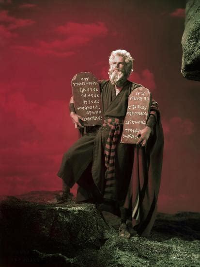 The Ten Commandments 1956 Directed By Cecil B Demille Charlton Heston