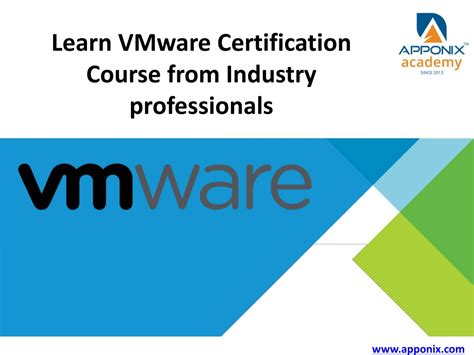Ppt Learn Vmware Certification Course From Industry Professionals Ppt Powerpoint Presentation
