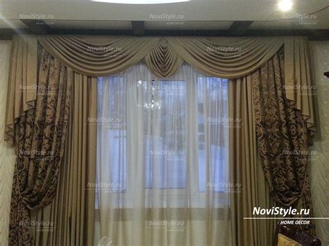 Классические шторы с ламбрекеном в гостиную - салон штор "Новый Стиль ...