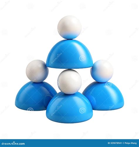 3d Icon Team 3d Cartoon Style Illustration Generative Ai Stock