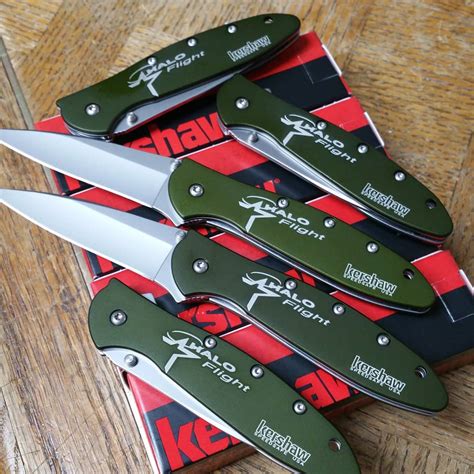 Kershaw1660ol Leek Olive Drab Knife
