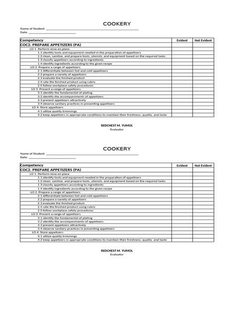 Checklist During Laboratory Pdf