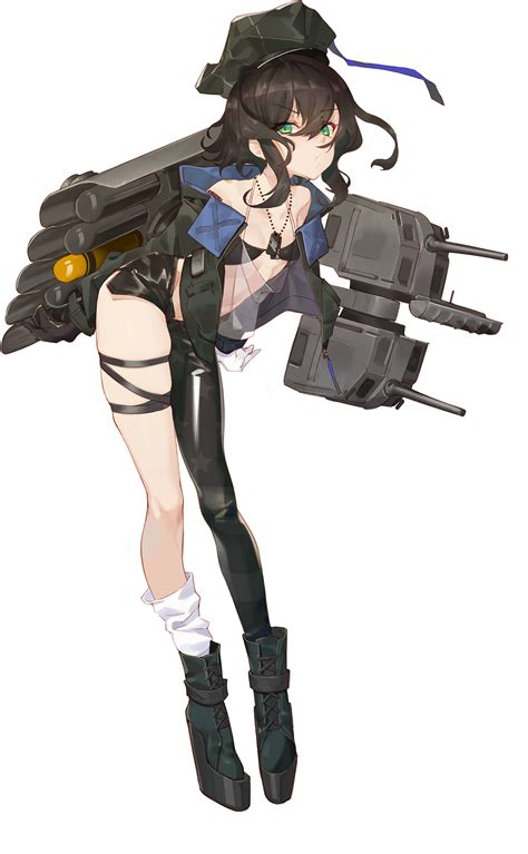 Black Surge Night Black Footwear Black Headwear Artist Request Highres Official Art Third