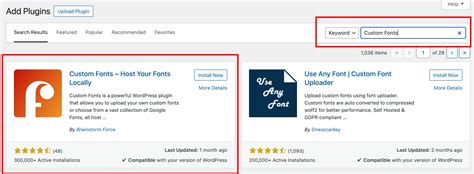 เพิ่มฟอนต์ให้กับเว็บไซต์ด้วยปลั๊กอิน Custom Fonts Wpthaiuser By Ruk Com