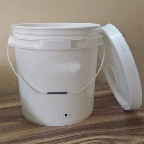 White 8 L Hdpe Bucket Size 7inch D At ₹ 120piece In Bengaluru Id