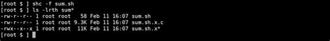 Shc Command In Linux Geeksforgeeks