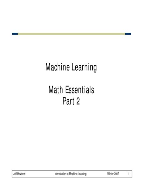 06a math essentials 2 pdf normal distribution linear regression