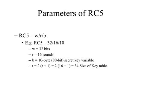 Unit 2 Cns Rc Algorithm Pdf