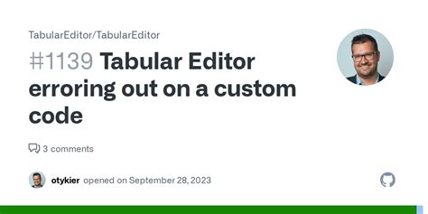 Tabular Editor Erroring Out On A Custom Code · Issue 1139 · Tabulareditortabulareditor · Github