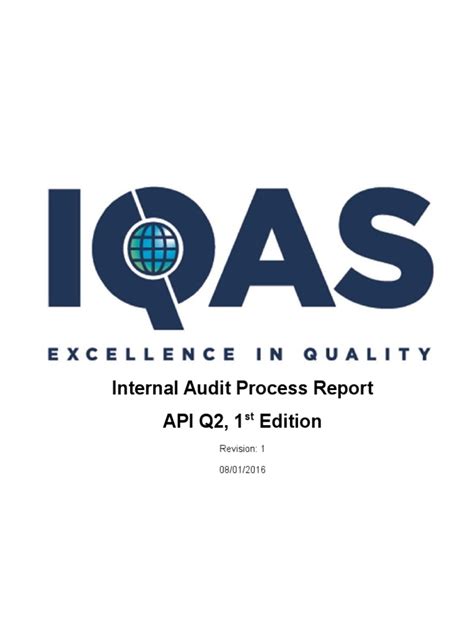 Api Q2 Audit Checklist Pdf Audit Quality Management System