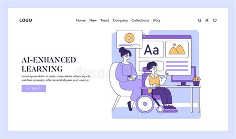 Ai To Help Disabled People Stock Illustration Illustration Of Internet 345098062