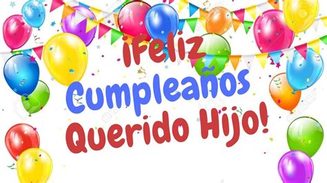 Feliz Cumplea Os Hijo Poema De Mam
