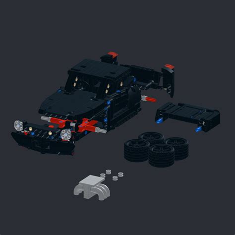Lego Moc Technic Small Scale Car By Fuwlz Rebrickable Build With Lego