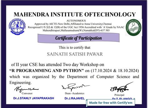 Sainath Satish Pawar On Linkedin Programming Rprogramming Python