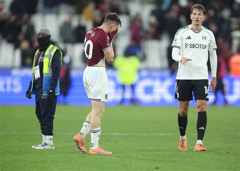 Ollie Scarles In Tears After His Mistake Ts Fulham Victory At West Ham