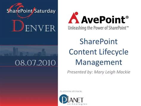 Ppt Sharepoint Content Lifecycle Management Powerpoint Presentation