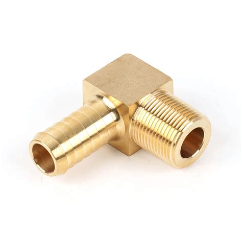 90 Degree Male Elbow Hose Barbed Brass Fittings