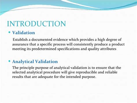 Analytical Method Validation And Validation Of Hplc