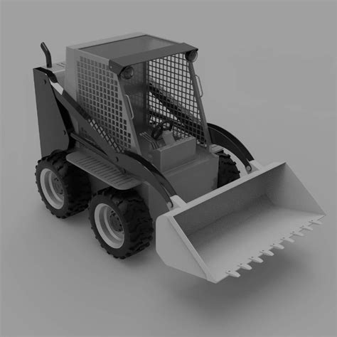 Front Loader 3d Model By Cadd Edutec