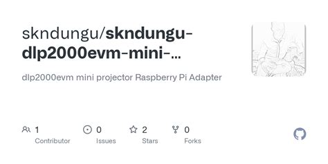 GitHub Skndungu Skndungu Dlp Evm Mini Projector Adapter Dlp Evm Mini Projector